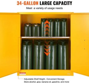 hořlavá bezpečnostní skříň, 113,6 l