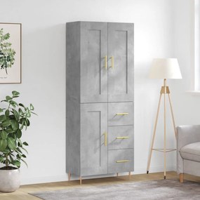 vidaXL Skříň highboard 69,5 x 34 x 180 cm kompozitní dřevo [3199995] Barva: Bílá