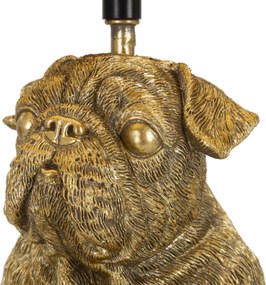 Stolní lampa Dog 43,8 cm černo-zlatá
