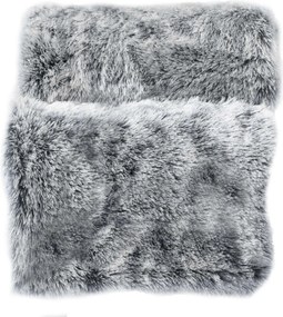 Měkká deka z umělé kožešiny, GREY, 180 x 220 cm