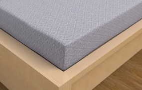 Kvalitex Saténové prostěradlo LUXURY COLLECTION 140x200cm ORIENT šedý