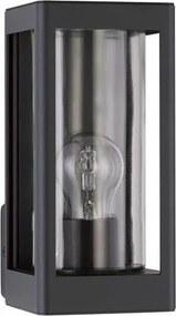 NV 9060192 Venkovní nástěnné svítidlo FIGO tmavě šedý hliník a čiré sklo E27 1x12W 220-240V bez žárovky IP54 - NOVA LUCE