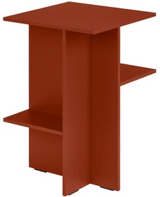 noo.ma Oranžový odkládací stolek Atik 36 x 36 cm