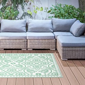 Esschert Design Venkovní koberec 182 x 122 cm včelí plástev [433912] Barva: Zelená
