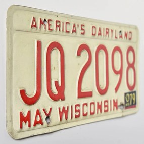 Americká SPZ Wisconsin 1979 Dairyland JQ 2098