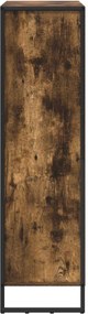 Knihovna 99,5 x 30 x 108 cm Kompozitní dřevo Kouřový dub 3403024