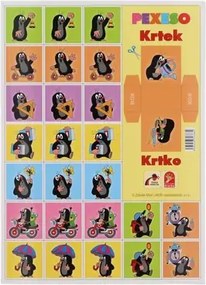 AKIM Pexeso Krtek 2 / 60 kartiček / 20 trojic / 4 x 4 cm / krabice
