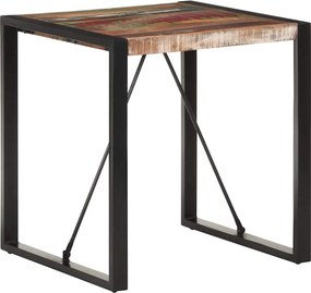 Jídelní stůl 70 x 70 x 75 cm masivní recyklované dřevo 321597