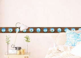 Samolepící bordura na zeď Ostrov | 5 m x 13.8 cm | DWB8221