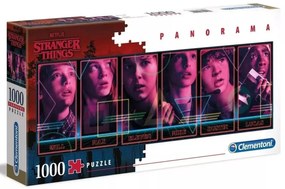 Puzzle clementoni panoramatické puzzle netflix: stranger things 1000 dílků