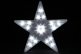 Nexos  29216 Vánoční dekorace - Světelná hvězda - 20 LED, 35 cm