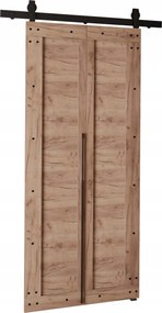 Skládací posuvné dveře QUDIO M2 dub Craft zlatý 70