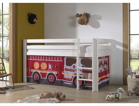 Dětský závěs k posteli 4 ks 195x75 cm Fire Truck – Vipack