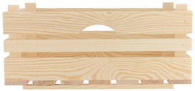 ČistéDřevo Dřevěná bedýnka 40 x 26 x 18 cm