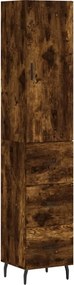 Skříň highboard kouřový dub 34,5 x 34 x 180 cm kompozitní dřevo 3198870