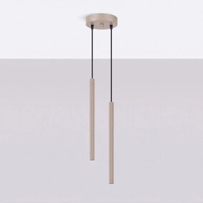 Sollux Lighting Závěsné svítidlo ARCHE 2P taupe