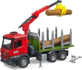 Bruder 03669 MB Arocs nákladní auto na převážení kmenů / od 3 let