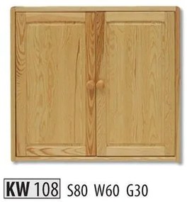 Drewmax Kredenc KW108 masiv gray