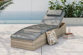 XXXLutz ZAHRADNÍ LEHÁTKO kov, plast, textil Ambia Garden - Online Only zahradní nábytek - 002014027702