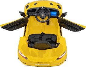 Elektrické autíčko Porsche Spyder RS ​​718 MP4 žluté