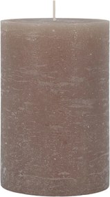 Béžovo-šedá válcová svíčka Macon Rustic Greige – Ø 10*15 cm / 90h