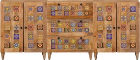 Servírovací skříň 3 ks 60 x 33,5 x 75 cm Masivní mangové dřevo 3310095