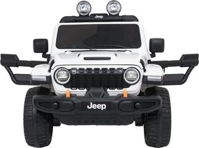 Elektrické autíčko Jeep Wrangler Rubicon LIFT bílé