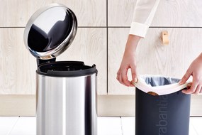 Brabantia Pedálový koš NewIcon 12L matná ocel otiskuvzdorná