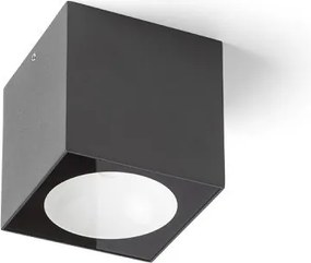 RED R13625 SENZA SQ stropní antracitová čiré sklo 230V LED 6W IP65 3000K - RED - DESIGN RENDL