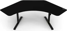 AROZZI  ARENA ANGELO Pure Black / Herní stůl / rohový / černý / D:225c