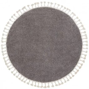 Dywany Łuszczów Kusový koberec Berber 9000 brown kruh ROZMĚR: 120x120 (průměr) kruh