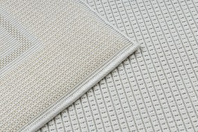 Dywany Łuszczów Kusový koberec Timo 5979 White – na ven i na doma Rozměry koberců: 240x330