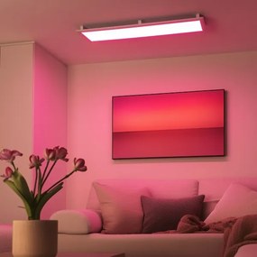 Eglo 32734 - LED RGBW Stmívatelný přisazený panel SALOBRENA-C 34W/230V bílá+ DO