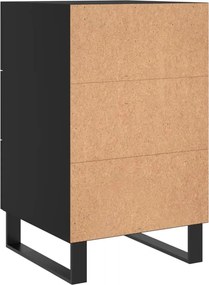 vidaXL Noční stolek 40 x 40 x 66 cm kompozitní dřevo [827685] Barva: kouřový dub