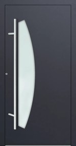 Hliníkové vchodové dveře FM Turen Premium P90 M212 antracit/bílá RAL7016/9016 Orientace dveří: Levé, otevírání dovnitř, Standardní rozměr dveří včetně rámu: 100 cm x 200 cm - vnější rozměr rámu