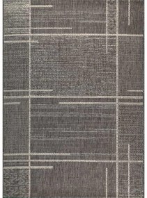 J-Line Kusový koberec Level 20516 hnědý BARVA: Hnědá, ROZMĚR: 120x170 cm
