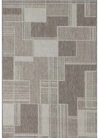 Vopi | Kusový koberec Flat 20632 coffe/natural - 120 x 170 cm