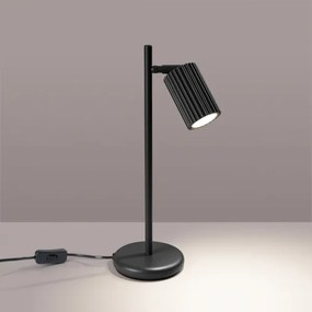 Sollux SL.1586 - Stolní lampa KARBON 1xGU10/10W/230V černá