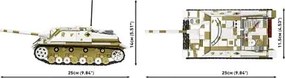 COBI 2668 Jagdpanzer IV/70 (V) Sd.Kfz.162/1 / Plastová stavebnice / 1: