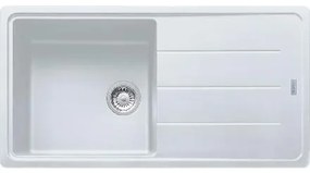 Franke Basis - Fragranitový dřez BFG 611, 970x500 mm, bílá-led 114.0285.303