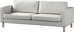 Potah na pohovku IKEA  Karlstad 3-místná, nerozkládací, krátký barva šedá látka pletený vzor
