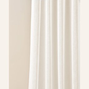 Krémový závěs Sensia s průchodkami 140 x 260 cm