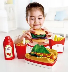 Hape Fast Food Set / od 3 let