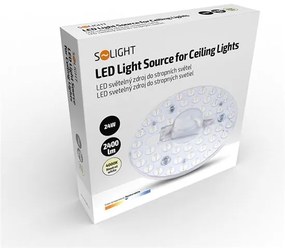 SOLIGHT LED světelný zdroj do stropních světel, 24W, 2400lm, 4000K, 167mm