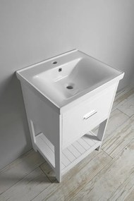 Aqualine Sapho, ETIDE umyvadlová skříňka 51,5x86x44 cm, matná bílá