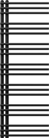 Mexen Neptun dekorativní koupelnový radiátor 1400 x 500 mm, 532 W, černý - W101-1400-500-00-70