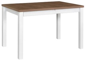 Jídelní stůl MAX 5 doprava zdarma deska stolu bílá, nohy stolu olše
