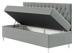 Kontinentální postel Junior Gerdise 2, Rozměr postele: 80x200, Barva:: ekokoža Soft 017 (biała) + Fresh 11