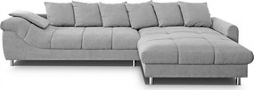 Casarredo - Komfort nábytek Rohová sedací souprava BORMIO,výběr látek SK1 | potah: rino 97,Umístění rohu: roh na levé straně