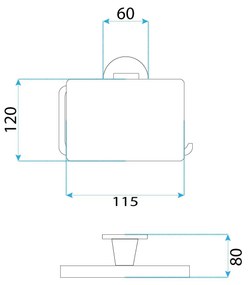 Držák na toaletní papír REA ARISTO 16101 zlatá kartáčovaná